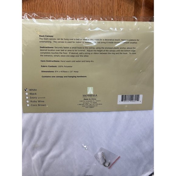 Mombasa | Bedding | Sim Canopy Casablanca Oasis Round Collapsible Hoop ...